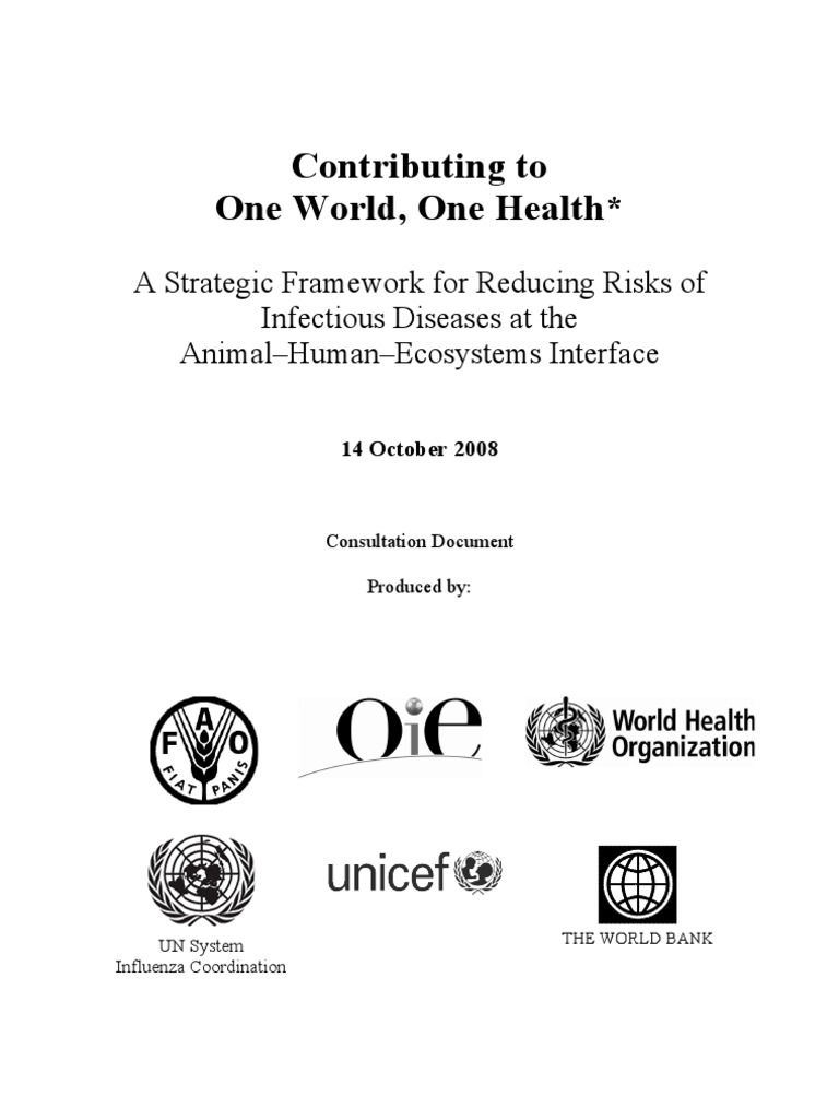 Contributing To One World, One Health | PDF | Influenza A Virus Subtype ...