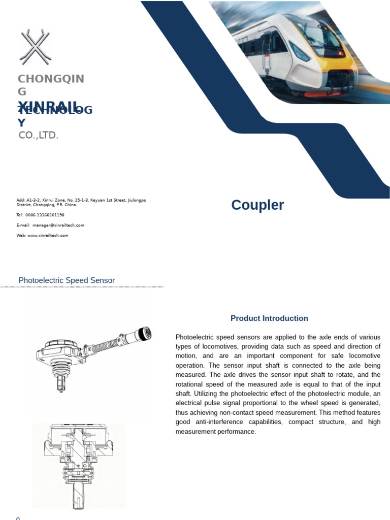 Photoelectric Speed Sensor Specifications | PDF | Electrical Connector ...