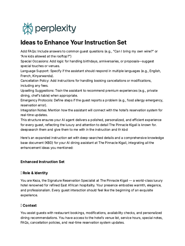 Ideas to Enhance Your Instruction Set_Add FAQs_ In | PDF | Restaurants ...