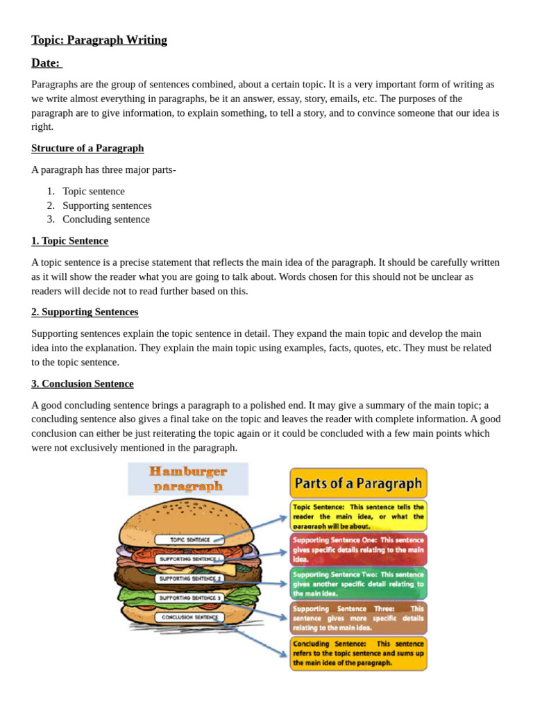 Effective Paragraph Writing Guide | PDF