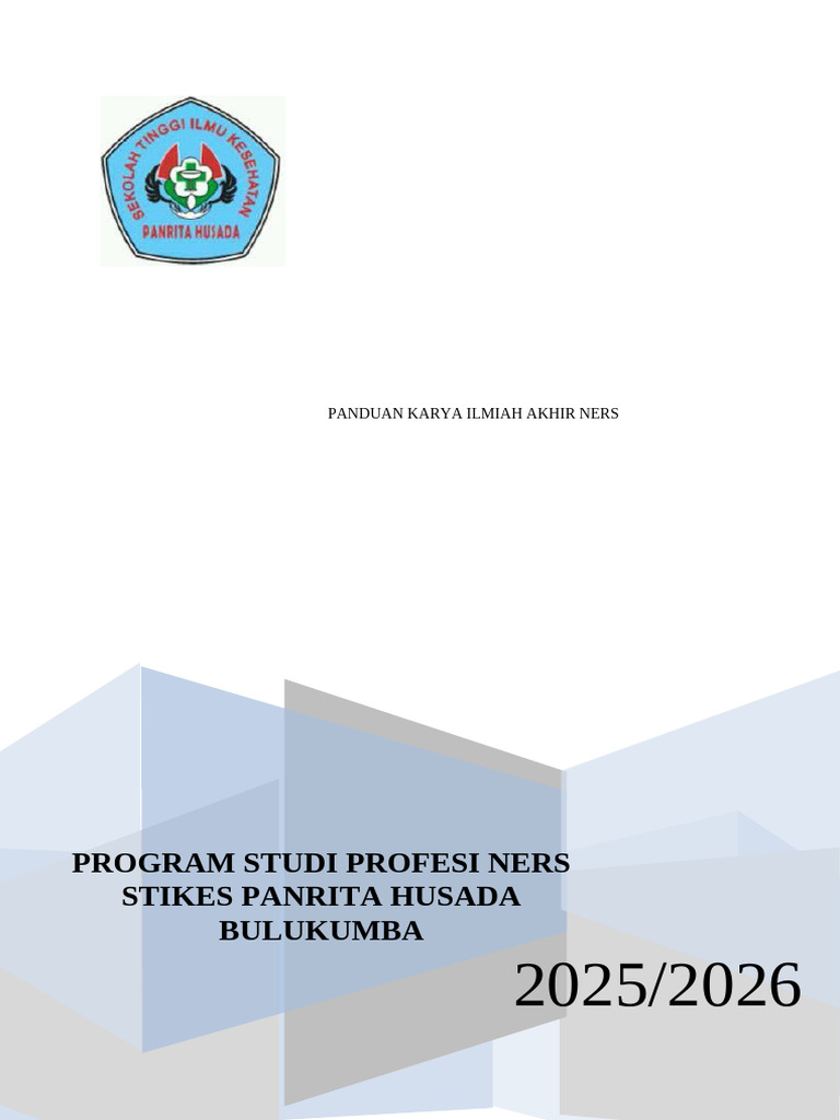 Panduan Karya Ilmiah Akhir Ners 2025 | PDF