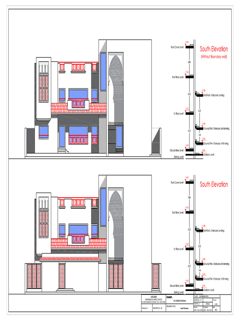 08-09!10!11 Elevations & Sections | PDF