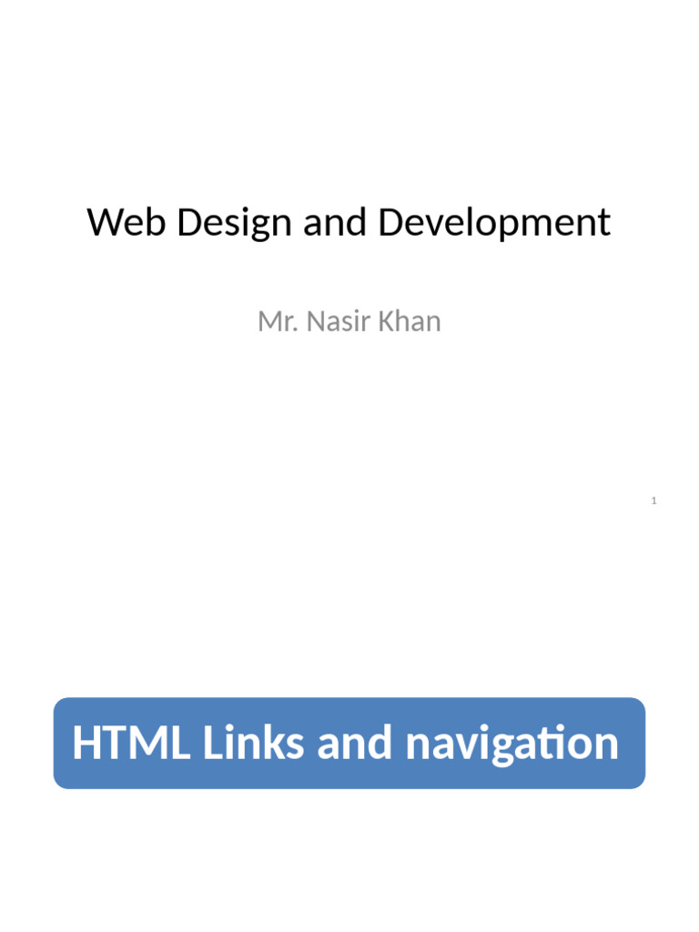 Introduction to HTML-2 | PDF | Hyperlink | Html