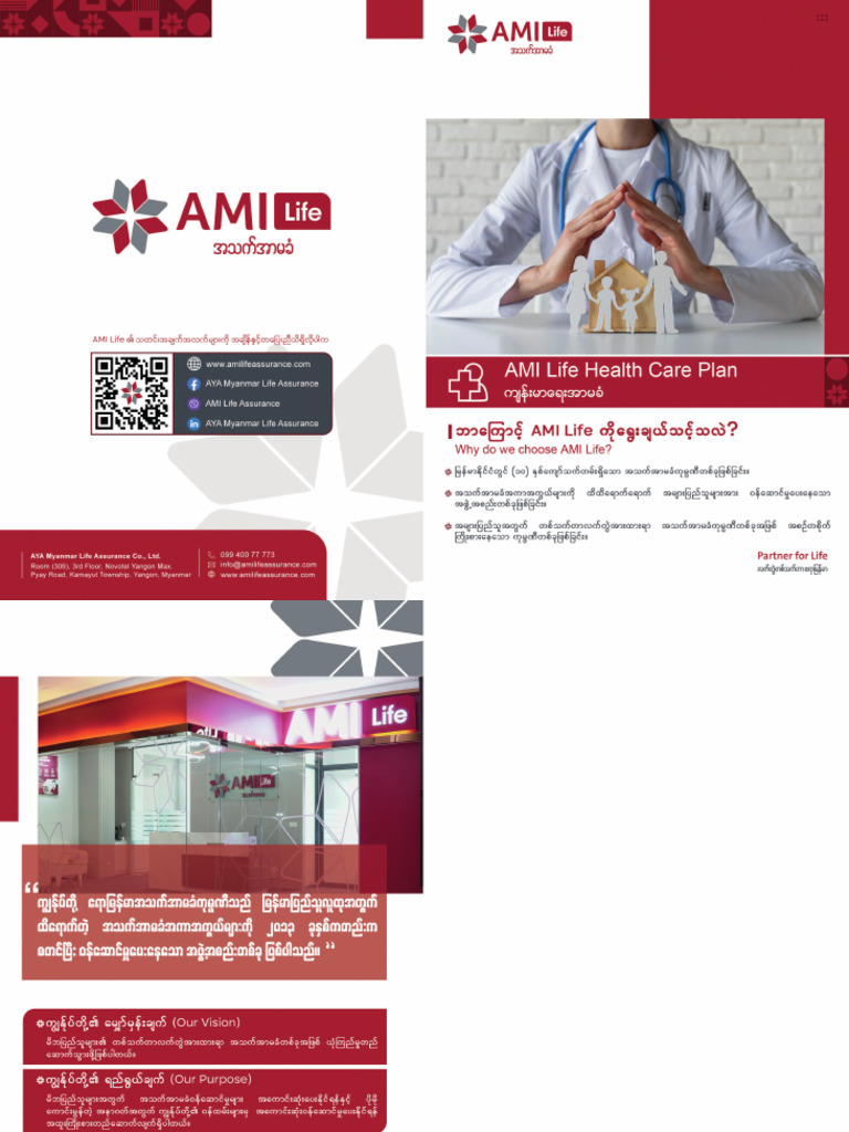AMI Life Health Care Plan 1 | PDF