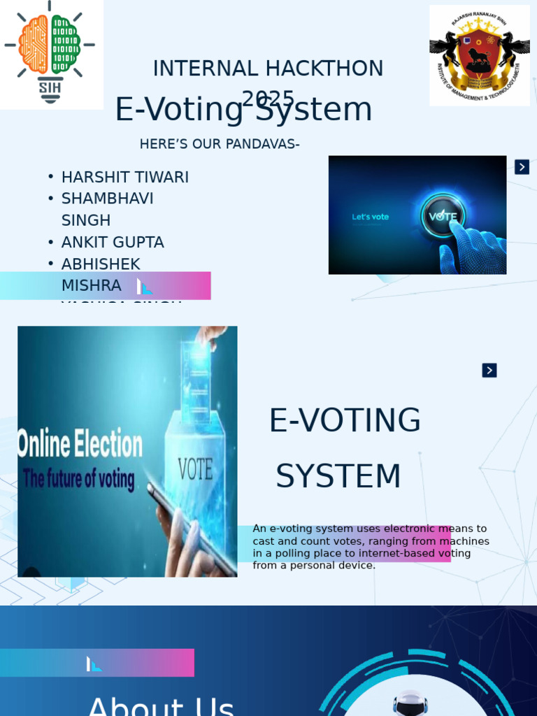 E Voting System | PDF