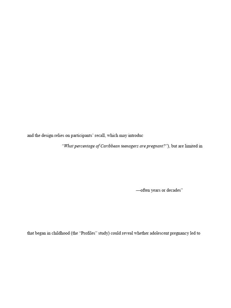 Cross-Sectional vs. Longitudinal Studies | PDF | Survey Methodology ...