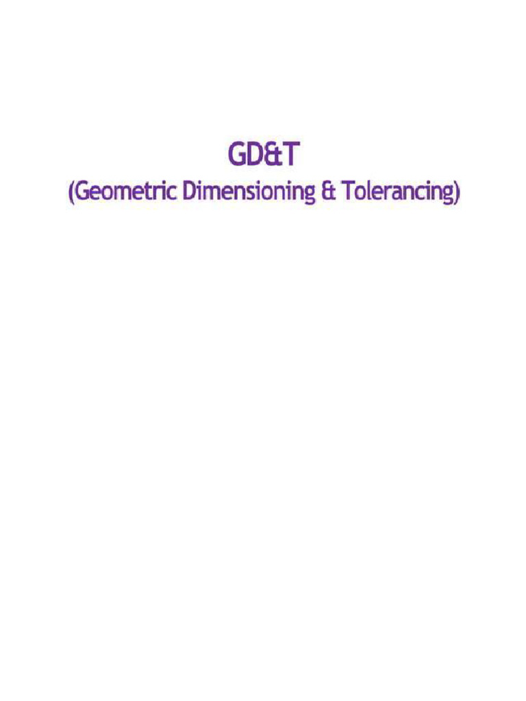 GD&T Gamtek 12 | PDF