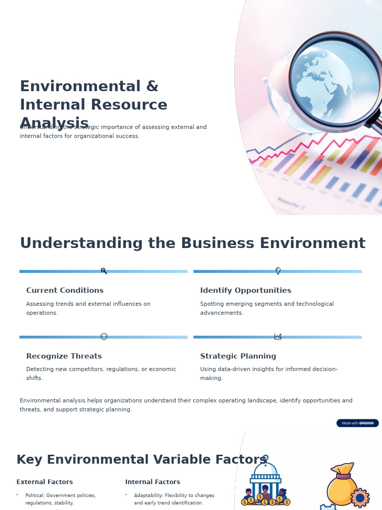 Environmental and Internal Resource Analysis Unit 2 Part 1 | PDF
