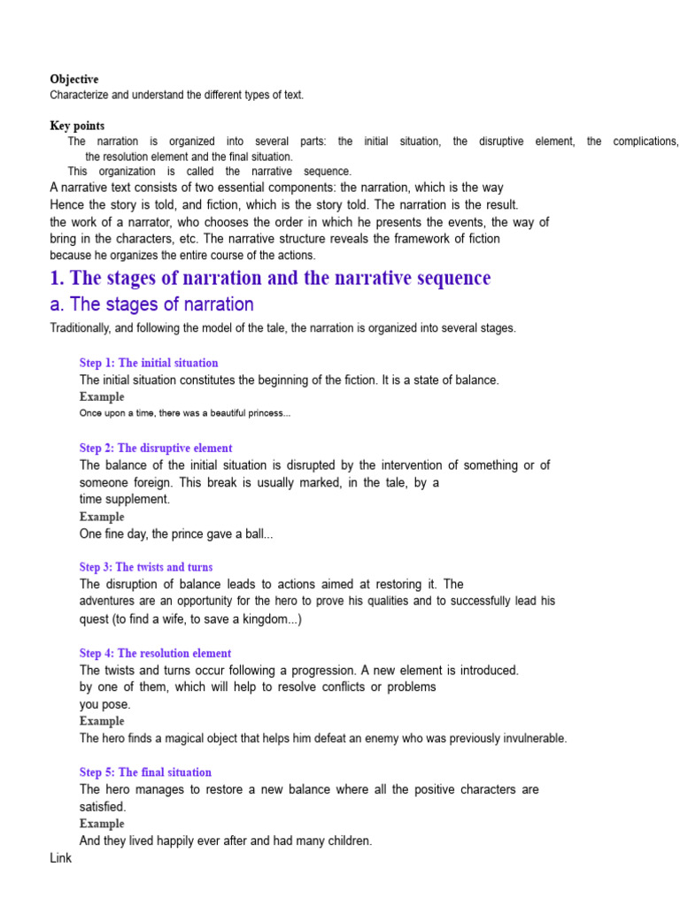The steps of narration and the narrative sequence | PDF | Narrative