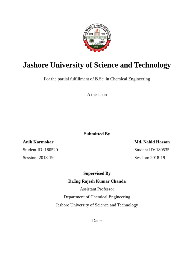 Jashore University of Science and Technology | PDF