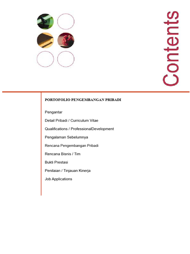 Panduan Portofolio Pengembangan Profesional | PDF