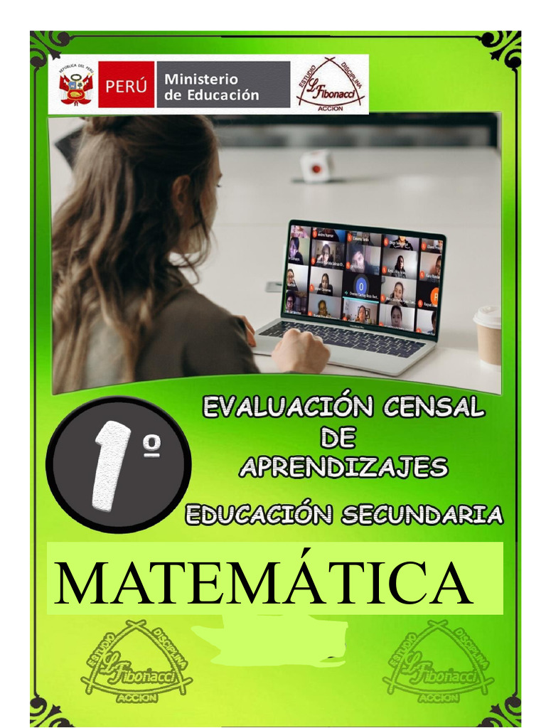Census Mathematics Exam - 1ST Year of Secondary School | PDF | Mathematics
