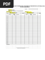 Pharmacy Temperature Monitoring Log | PDF | Refrigerator | Home Appliance