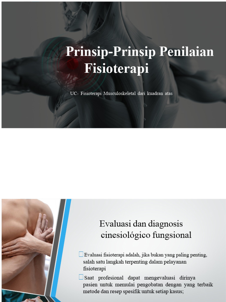 Prinsip Penilaian Fisioterapi Musculoskeletal | PDF