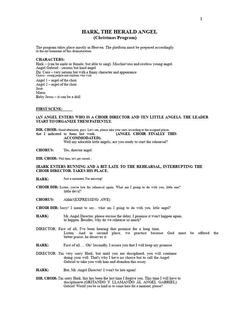 Hark the Herald Angels Sing | PDF | Sin | Angel
