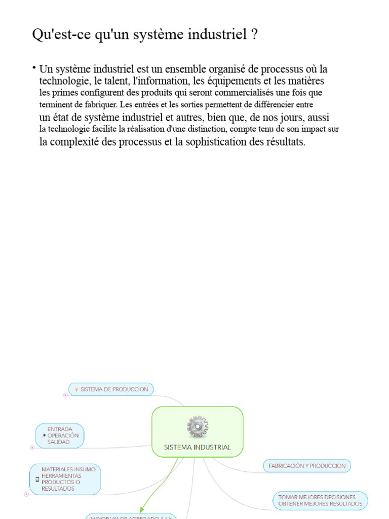 Comprendre le système industriel | PDF