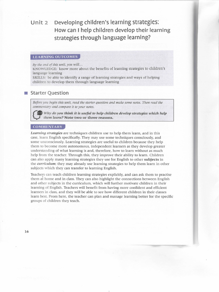 TKT YL Unit 2 | PDF