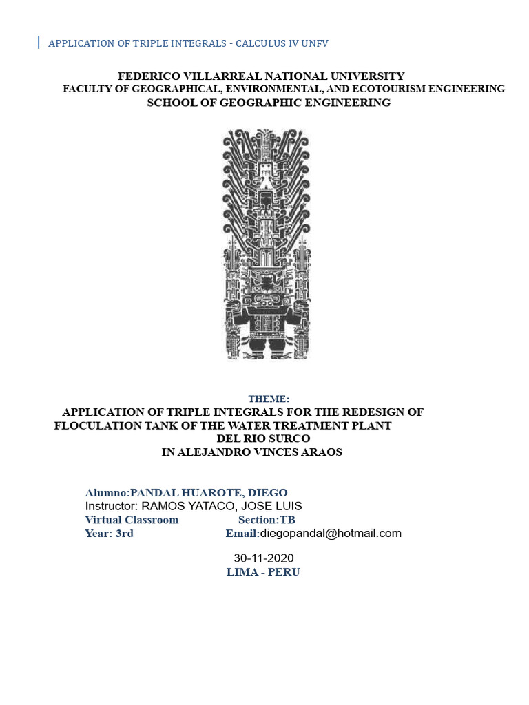 Application of the Triple Integral | PDF | Integral | Sewage Treatment