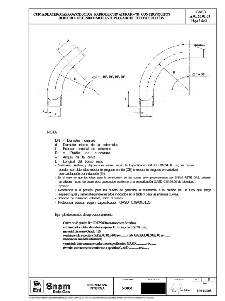 Gasd A.01.20.01.03 | PDF | Ingeniería mecánica