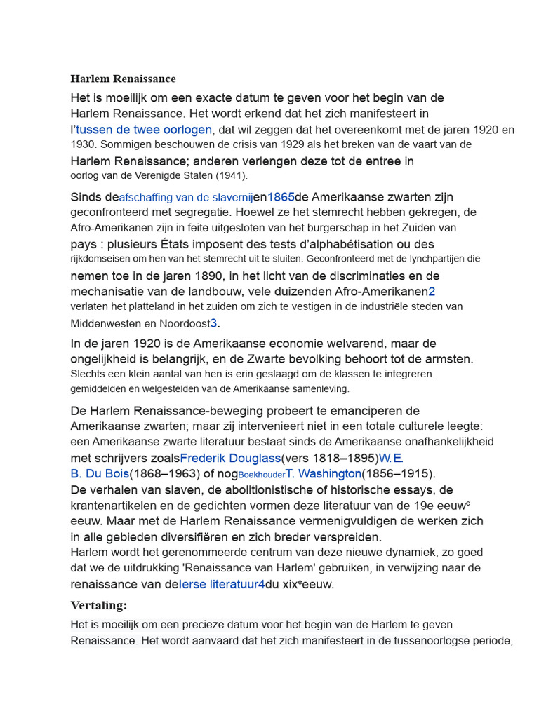 Harlem Renaissance | PDF
