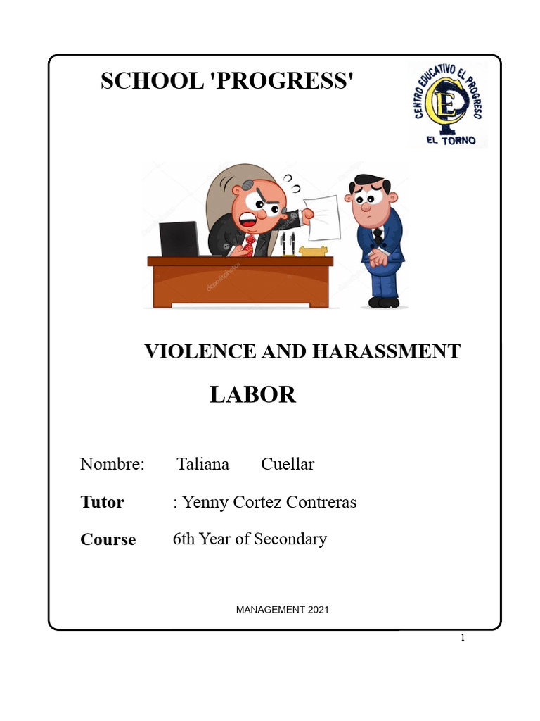 Understanding Workplace Harassment Risks | PDF | Harassment | Violence