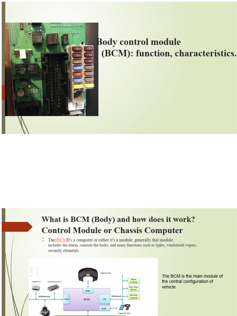 Body Control Module (BCM) | PDF