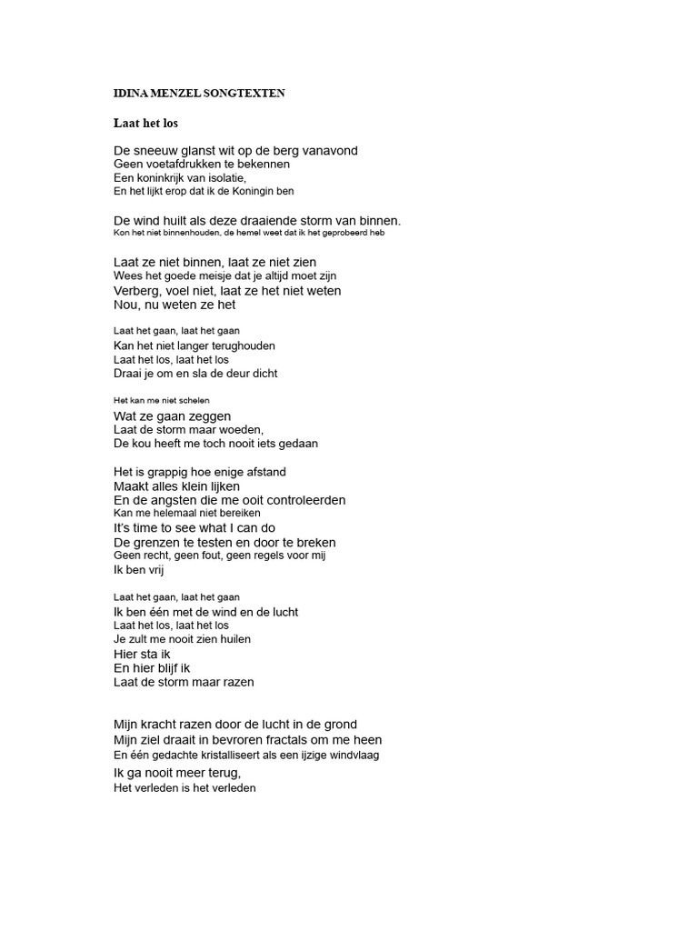 Laat Het Los | PDF