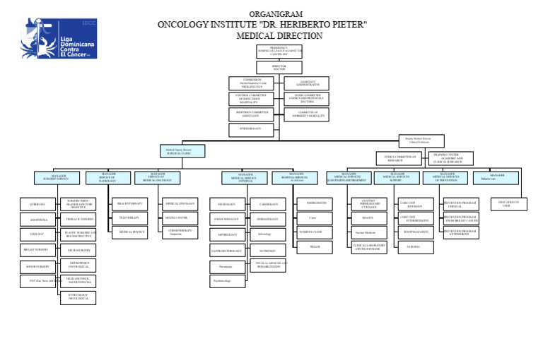 Oncological Organizational Chart | PDF | Oncology | Surgery