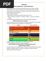Utility Pipeline Color Coding SOP | PDF | Pipe (Fluid Conveyance) | Valve