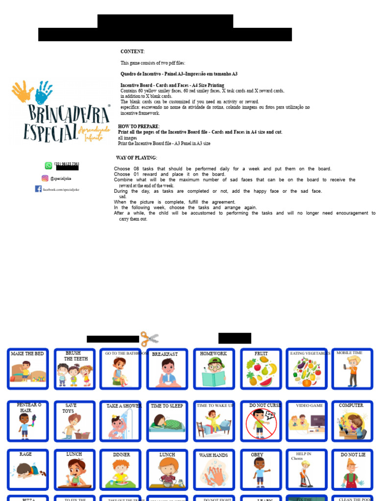 Incentive Board - Cards and Smilies | PDF