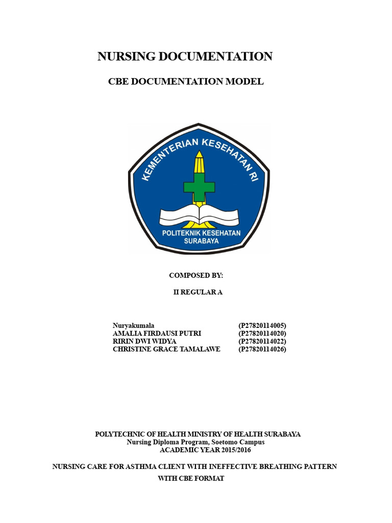 331799339 Example Cbe Documentation | PDF | Nursing | Medical Specialties
