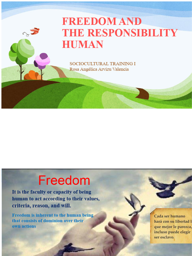 Freedom and Responsibility Explained | PDF | Free Will | Reason