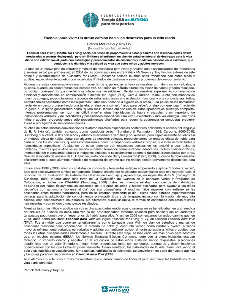 Essential Article for Living | PDF | Psychological Concepts | Psychology