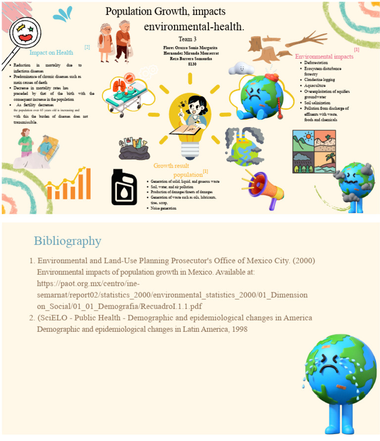 Population Growth and Environmental Health Impact | PDF | Environmental ...
