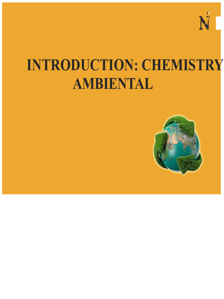 Understanding Environmental Chemistry | PDF | Natural Environment ...
