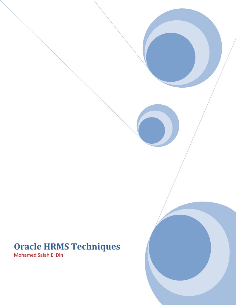 Oracle HRMS Techniques - Virtual Machine Work Station | PDF