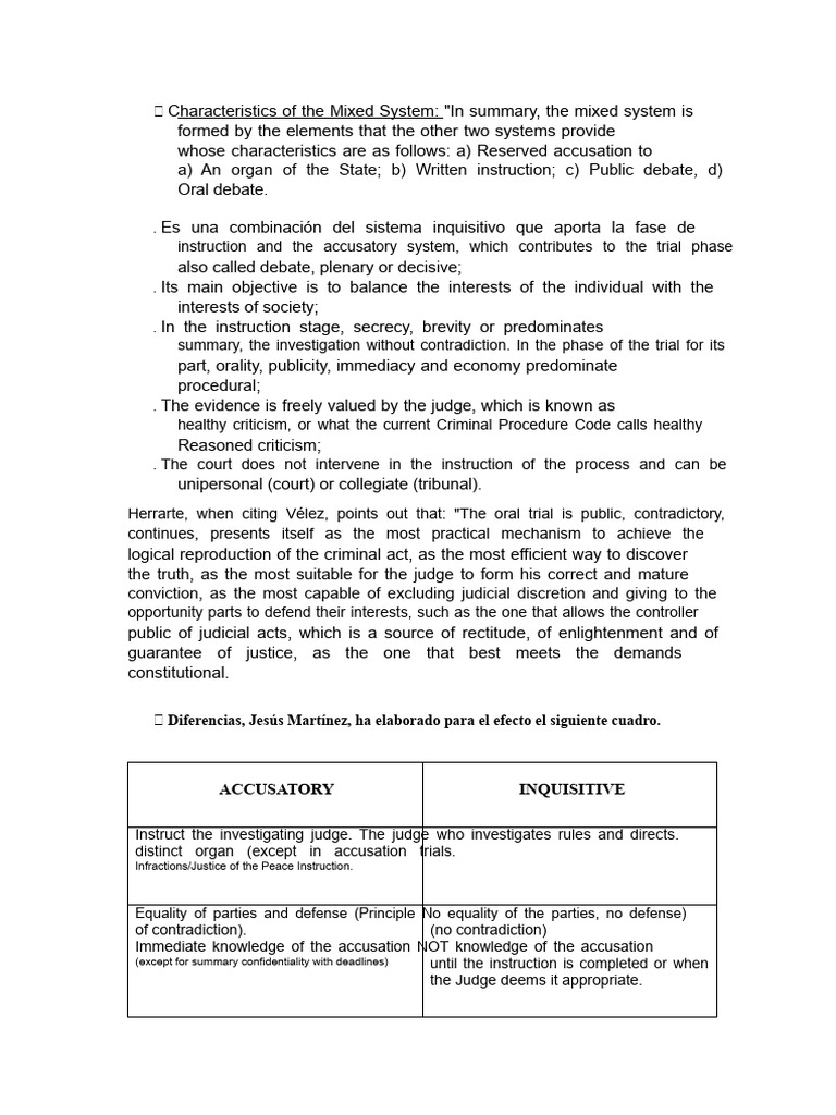 Mixed Criminal Justice System Overview | PDF | Trials | Public Law
