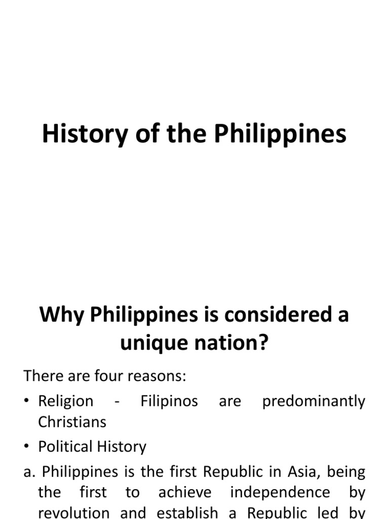 History of The Philippines | PDF | Philippines | Corazon Aquino