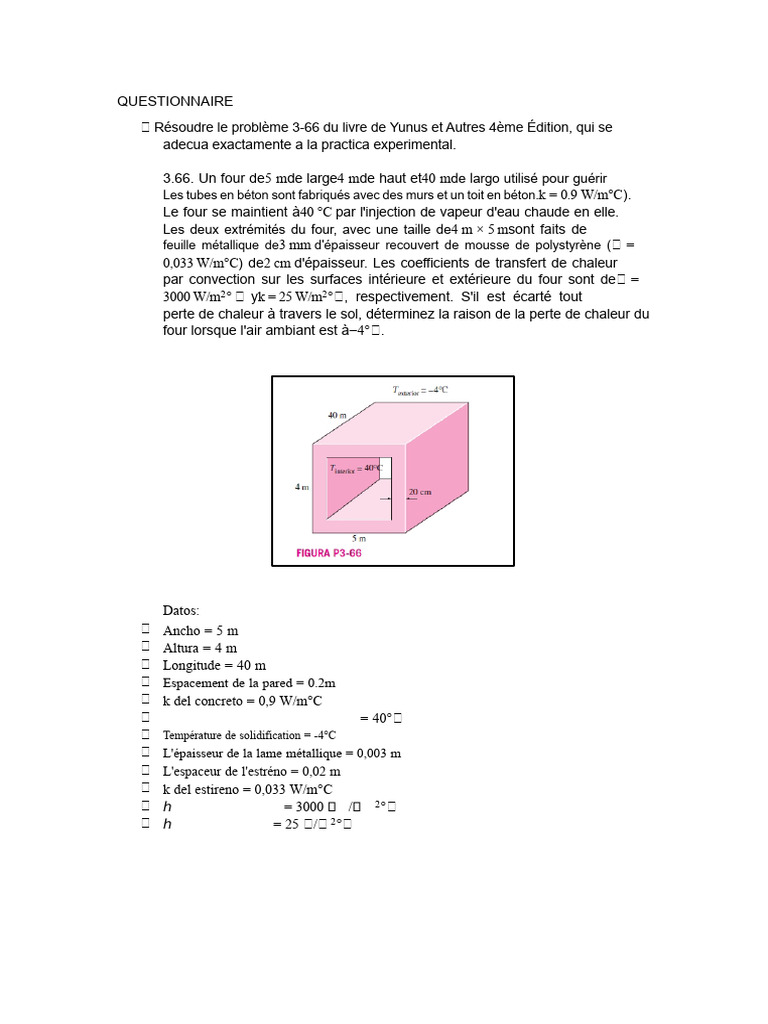 Perte de chaleur d'un four en béton | PDF | Les branches de ...