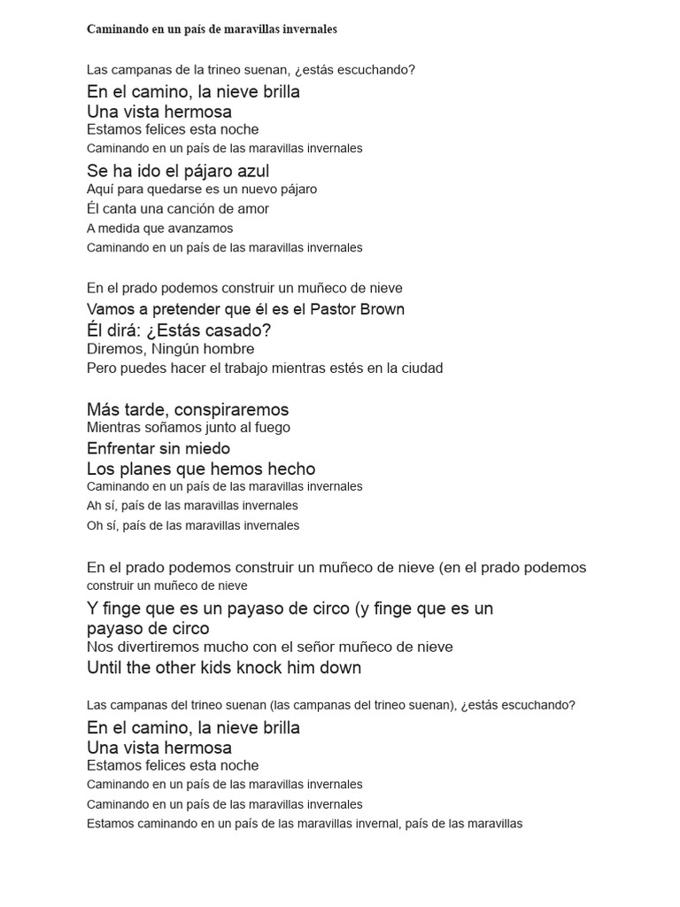 Caminando en un país de las maravillas invernales | PDF | Reno de santa ...