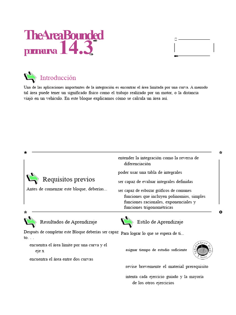 Área Delimitada Por Una Curva | PDF | Integral | Funciones y mapeos