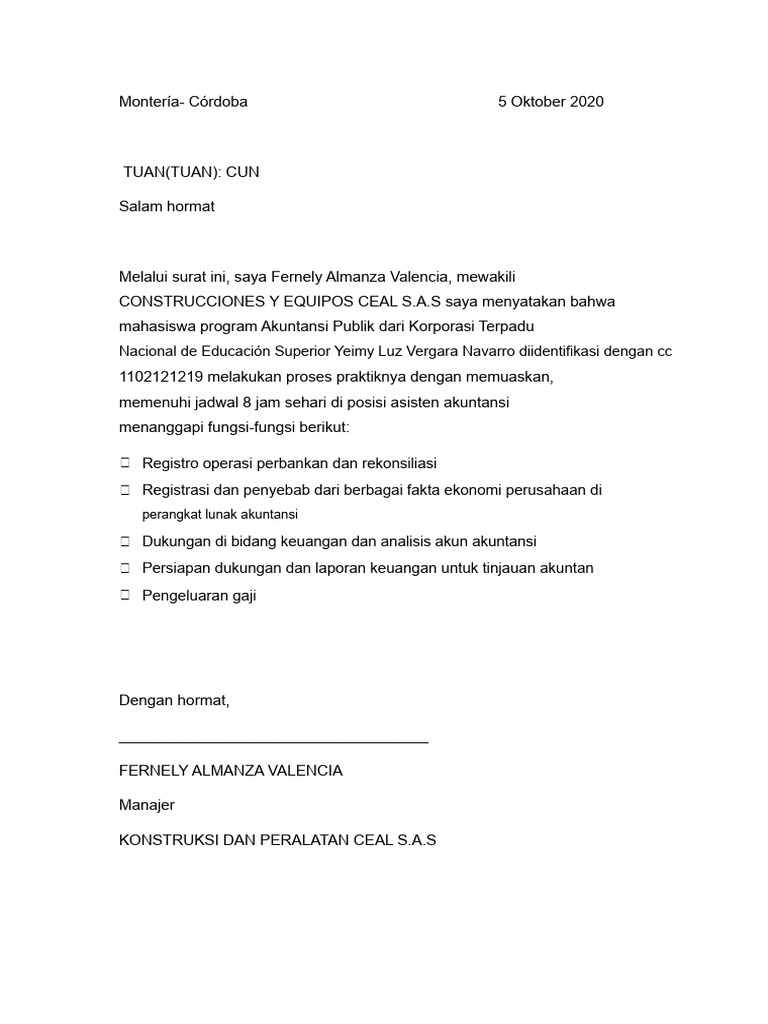 Praktik Akuntansi Yeimy Luz Navarro | PDF
