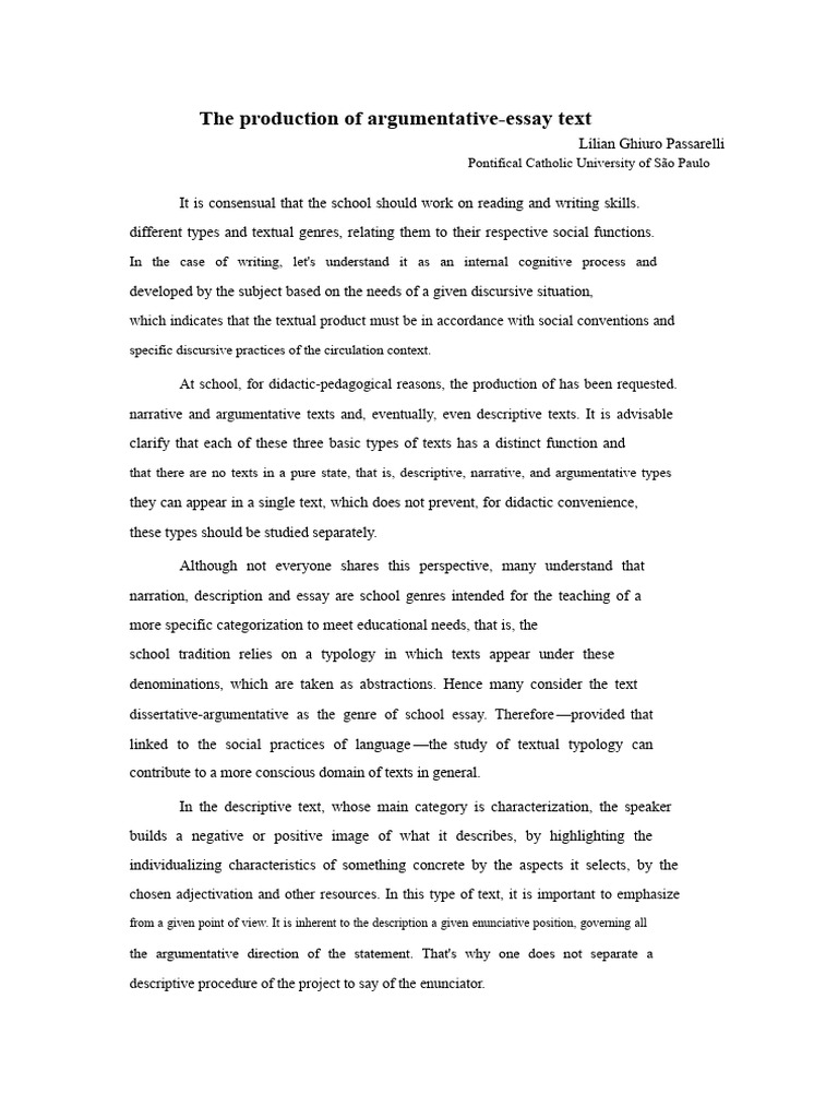Understanding Argumentative Essays | PDF | Narrative | Argument