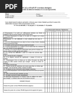 Questionnaire SNAP-IV pour TDAH | PDF | Manuel diagnostique et ...