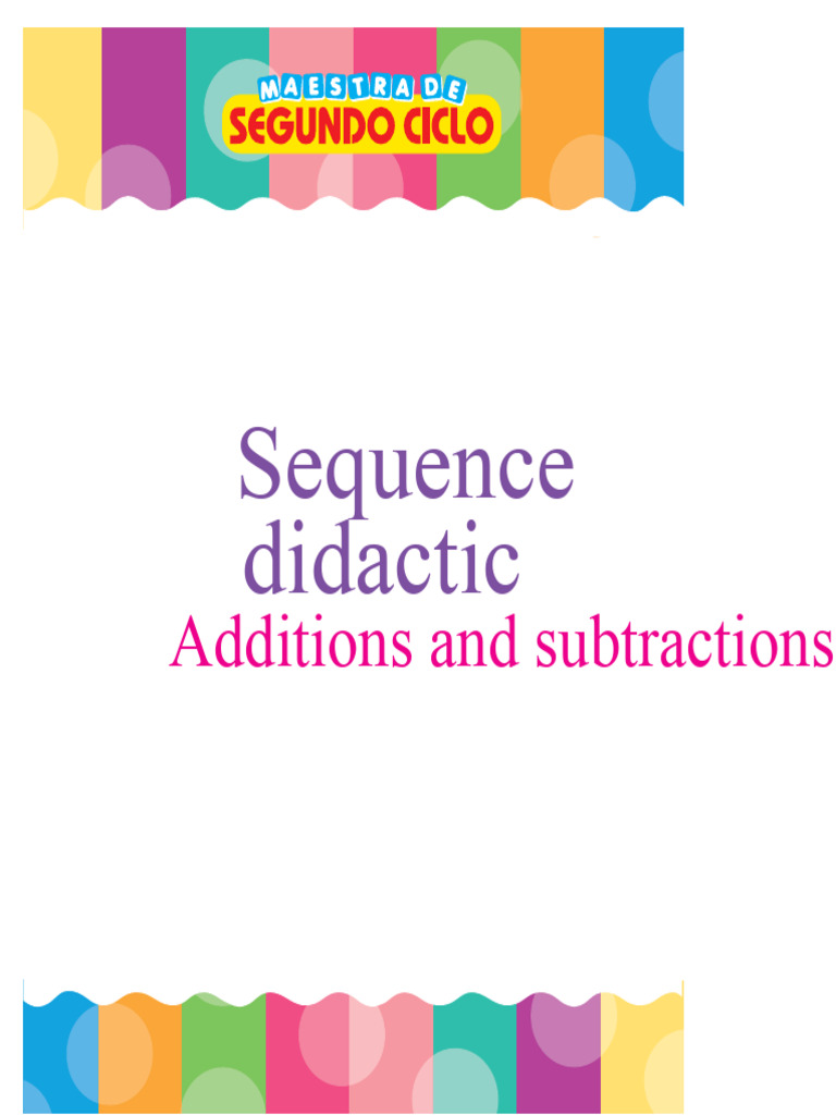 Addition and Subtraction Teaching Guide | PDF