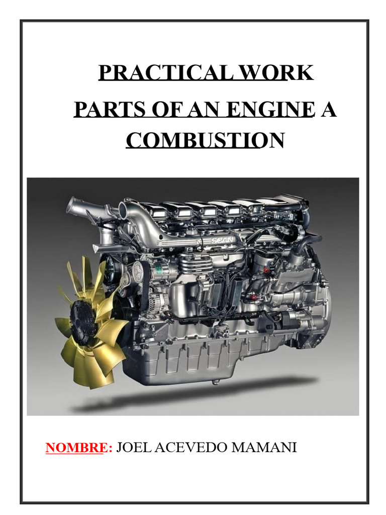 Parts of an Internal Combustion Engine | PDF | Piston | Internal ...