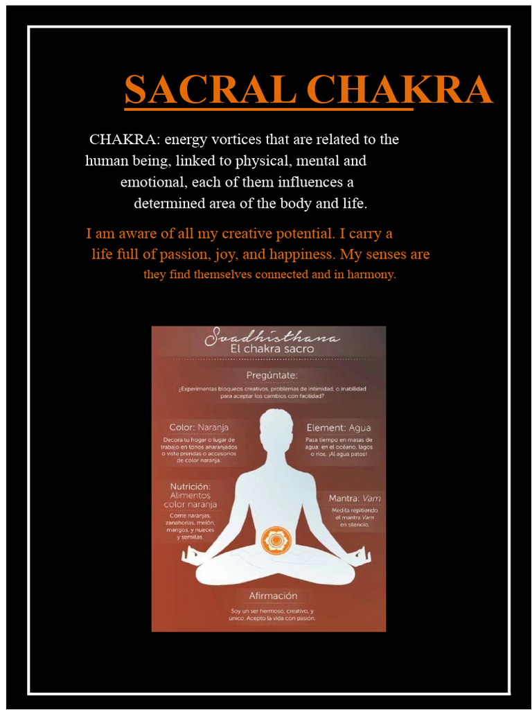 Understanding the Sacral Chakra | PDF | Libido | Chakra