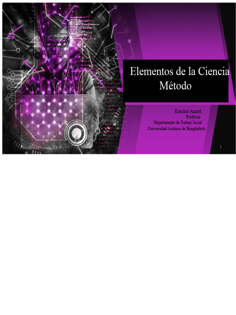 Elementos Clave del Método Científico | PDF | Teoría | Método científico