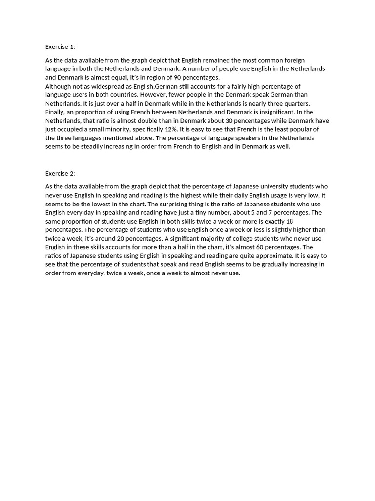 Writing Task 1 | PDF