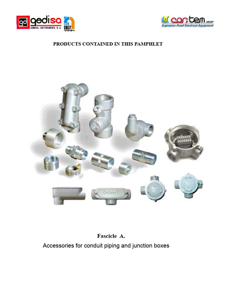 Explosion-Proof Junction Boxes & Accessories | PDF | Pipe (Fluid ...